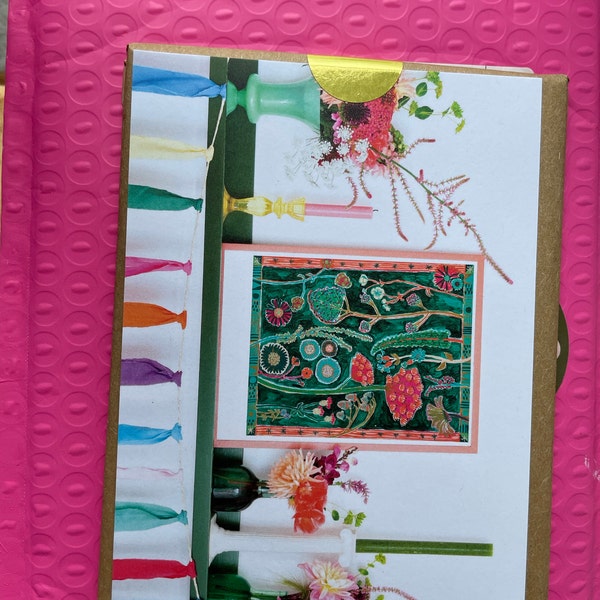 Floral Collage Kit // Craft Kit, Scrapbooking Kit, Mindful Art, Floral ...