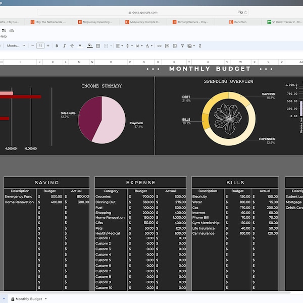 Food Inventory Template, Food Tracker Spreadsheet List Refrigerator ...