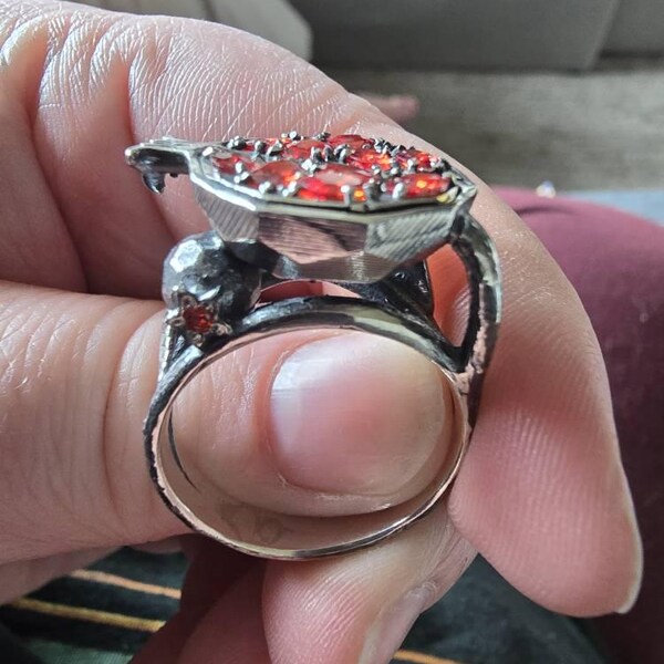 Women Gothic Cathedral Ring - Catholic Medieval Castle, Promise Ring ...