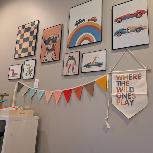 110 Kids Room Prints: Playroom Wall Art Set, Printable Nursery Decor ...