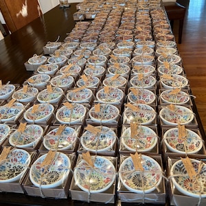 50 Pcs Wedding Bowl Favors for Guests in Bulk, Personalized Bridal ...