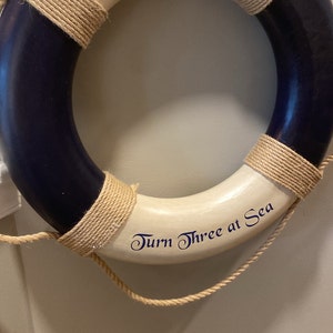 Custom Life Ring USCG Life Ring Boat Wedding Custom Boat Decor ...