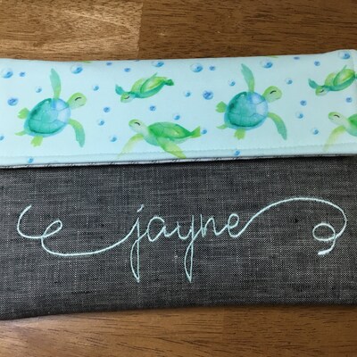 Monogrammed Grey Linen Kindle Case, Personalized Kindle Paperwhite ...