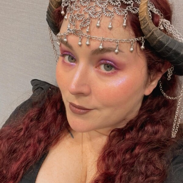 Gold Face Chain for Ladies, Face Veil Mask, Handmade Face Accessory ...