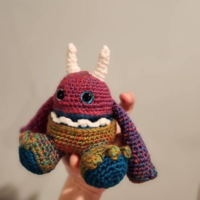 Worry Monster Crochet Pattern PDF - Etsy