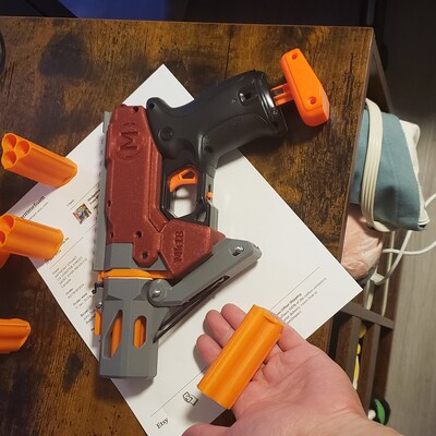 Sledgefire Shell Break-action Nerf Rival Knockout Mod From Meakerarms ...