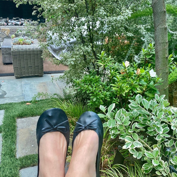 Lolalu Black Flats, Rollable Flats, Rollable Shoes, Foldable Flats ...