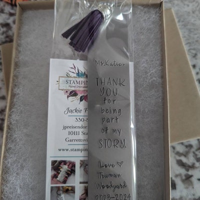 Thank You for Being Part of My Storyteacher Appreciation Giftteacher ...