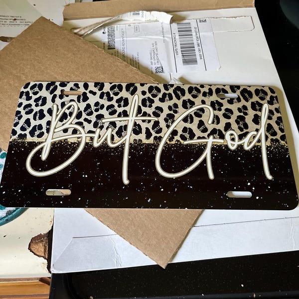 Christian License Plate, Bible Verse Car Tag, Christian Car Tag ...