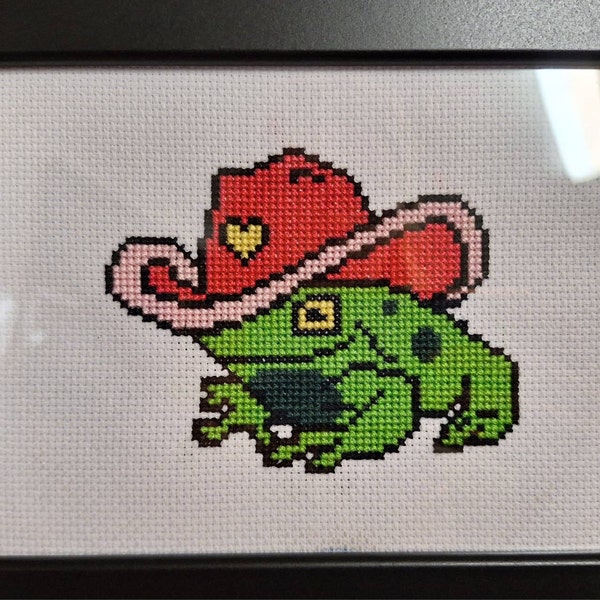 Cute Cross Stitch Pattern: Cheeky Cowboy Pupp Super Simple Easy Fun ...