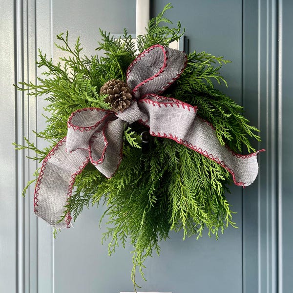 Fall Corn Shuck Wreath - Thanksgiving Corn Shuck Wreath - Farmhouse ...