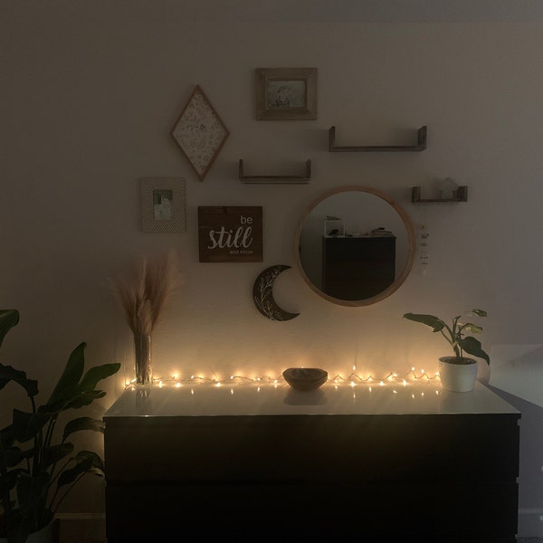 Crescent Moon Wall Art / Celestial Decor / Moon Gift / Moon Wall ...