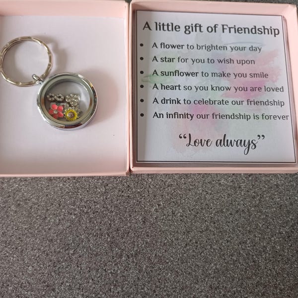 Friendship Gift, Gift for Friend, Long Distance, Missing You,a Little ...