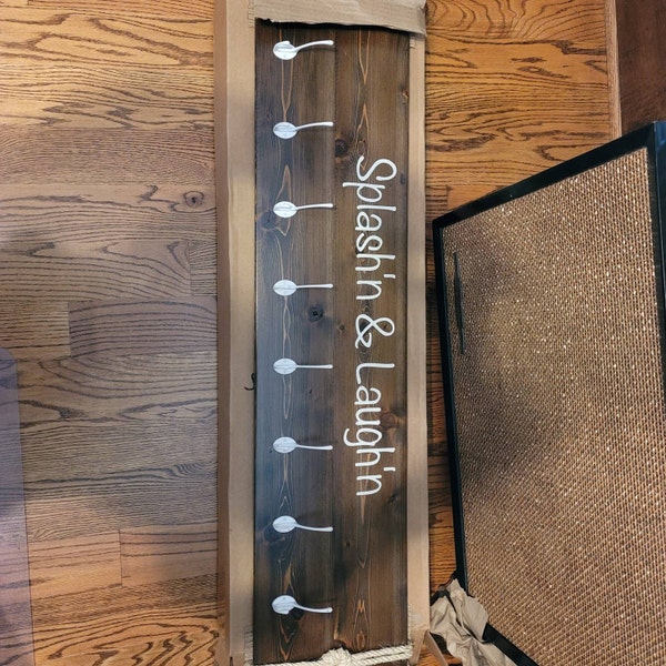 Cedar Pool Swimsuit and Towel Rack - Etsy