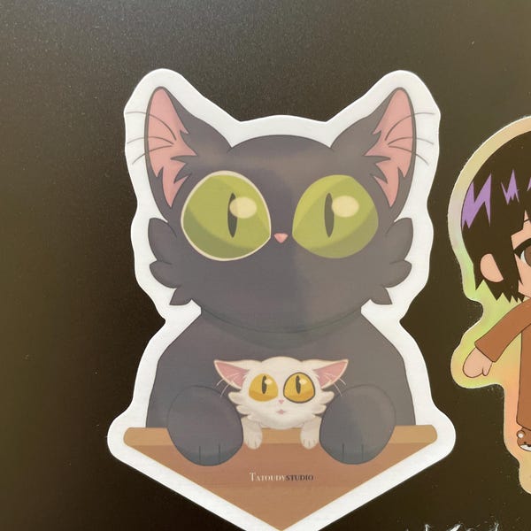 Sticker of Daijin & Sadaijin - Inspired of Suzume - Etsy