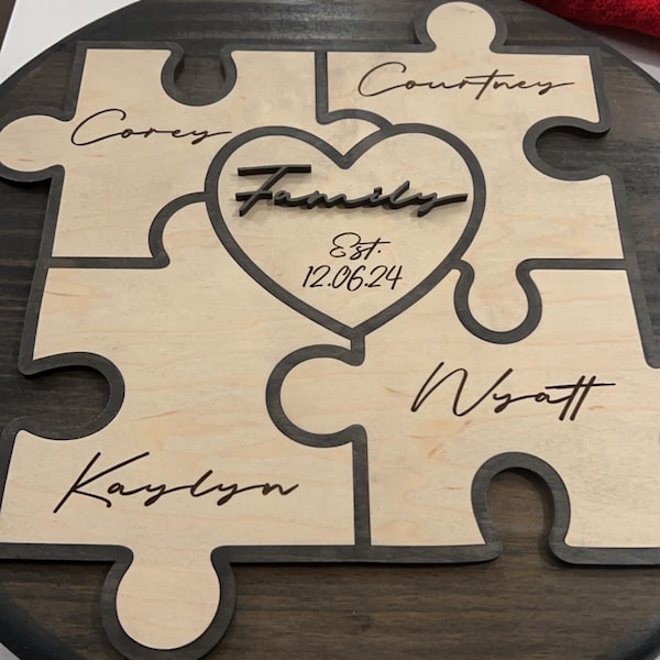 Unity / Family Puzzle, Blended Family, Unity Alternative, Wedding ...