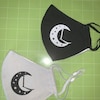 Half - Moon Split Monogram Alphabets Font Individual Letters With Stars ...