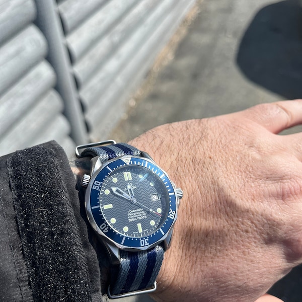 Shark SEAMASTER Watch Strap 18 20mm 22mm 24mm Exceptional 316l SS Mesh ...