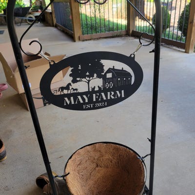 Personalized Your Own Metal Farm Sign, Ranch Sign, Custom Metal Farm ...