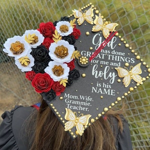 Custom Ecuador Ecuadorian Graduation Cap Topper Flag Cap - Etsy