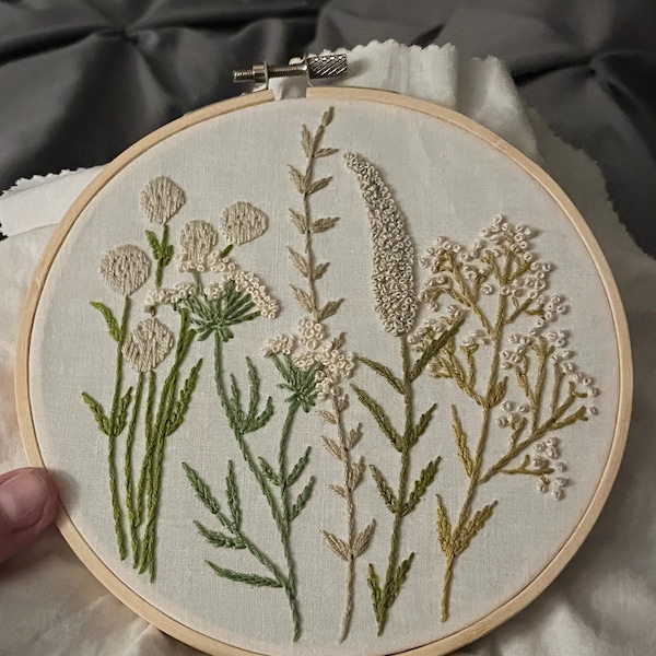 Floral Embroidery Pattern | Digital Flower Embroidery Design ...