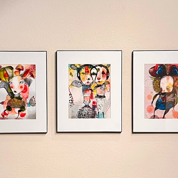 ORIGINAL OOAK Hand Built Collectable Ceramic Wall Art - Selma - Etsy