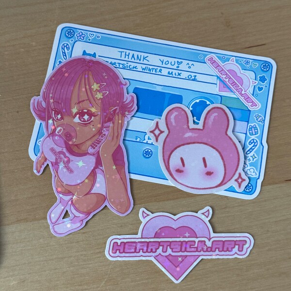 Y2k Flip Phone Holographic Vinyl Sticker, Decal for Laptops, Water ...