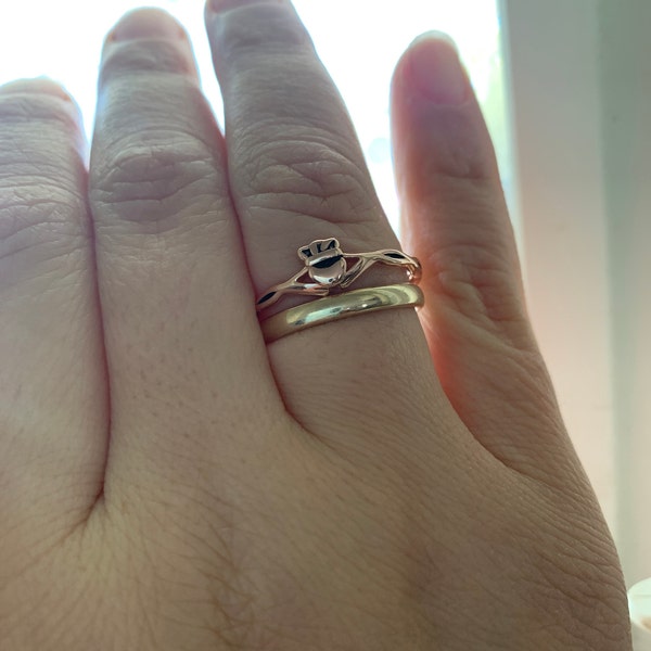 Teddy Bear Ring Silver Teddy Bear Ring Solid 925 Sterling Silver Bear ...