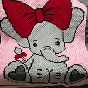 Minnie Mouse C2C Row by Row Written Instructions Graph PDF Download ...