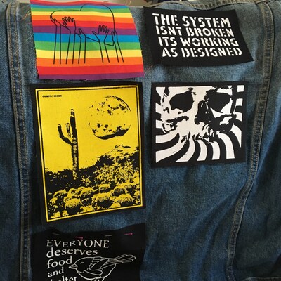 Toke-woman Smoking Sew on Canvas Patch Joint - Etsy