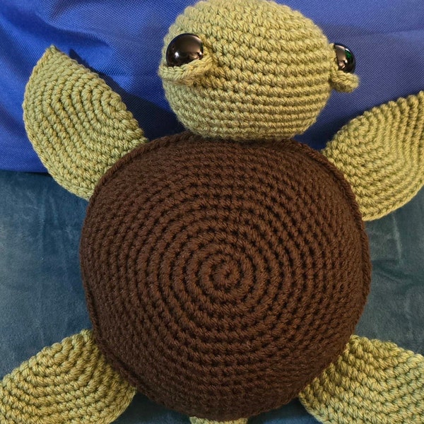 4in1 Crochet Turtle Pattern Set, Cute Toy, Sunflower, Spiral ...