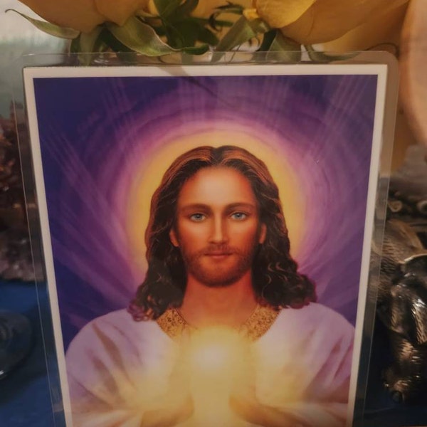 Ascended Master Hilarion 5"x7" Laminated Altar Card (HL) - Etsy UK