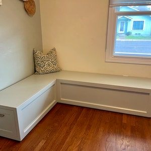 Shaker-style Storage Bench / Window Bench / Top-opening Kitchen Storage ...