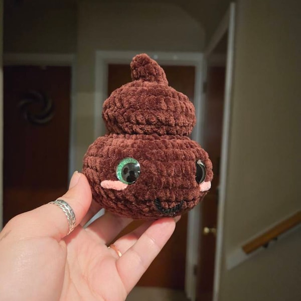 NO-SEW Happy Poop PDF Printable Crochet Amigurumi Gift Pattern - Etsy
