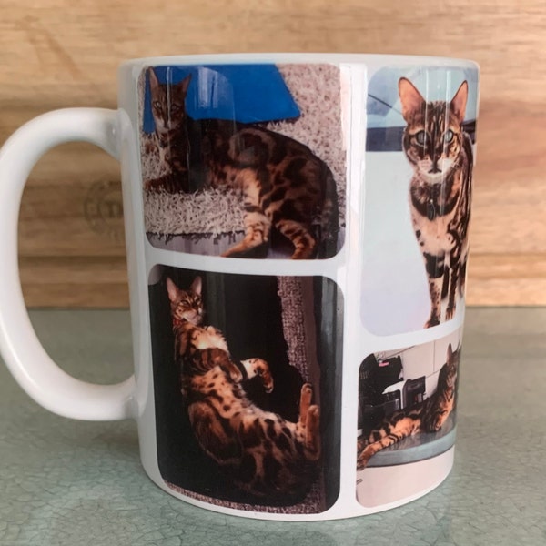 Personalised Photo Mug, Custom Photo and Text Mug, Bespoke Mug ...