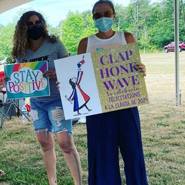 Custom “clap, Honk, Wave” Graduation Yard Sign, Custom Outdoor ...