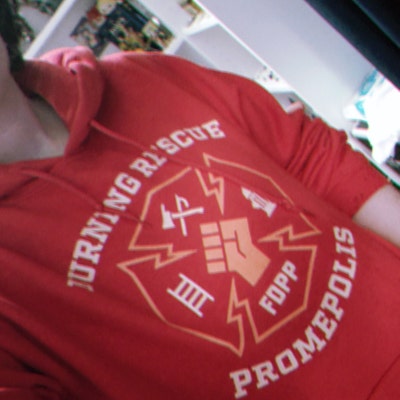 PROMARE Inspired Burning Rescue FDPP Logo Hoodie/sweatshirt - Etsy