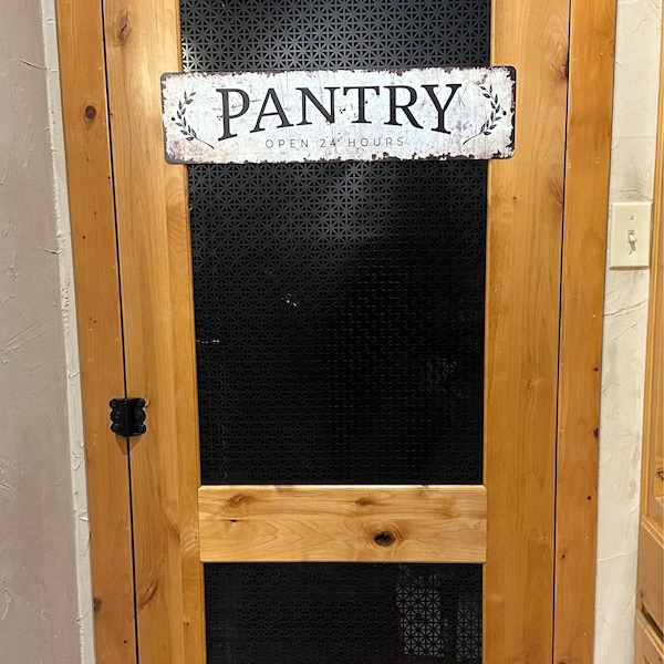 Pantry Sign - Pantry Decor - Pantry Lover Gift - Sign for Pantry - Food ...