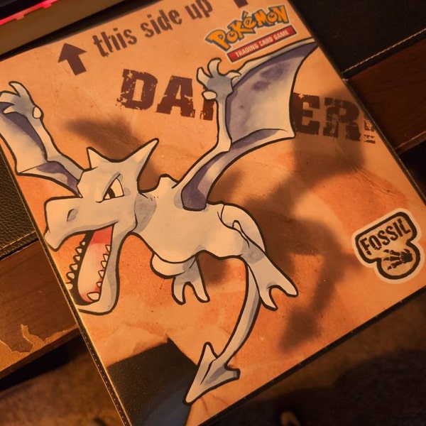 Pokémon Base Set Binders W/exact Number of Pages for Sets, Laminated Cover, Spine and 9-pocket ...