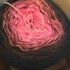 The Lady is A Vamp - Maroon and Black Yarn - Gradient Yarn - Burgundy ...