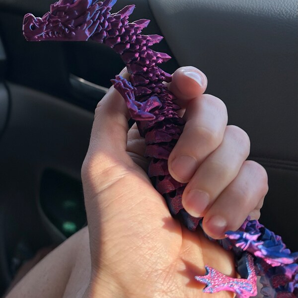 Articulated Spike Dragon Fidget Desk Figure - Etsy