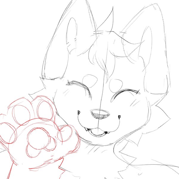 Base- Furry Canine Ref Sheet - Etsy