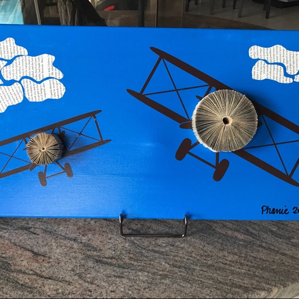 Biplane DXF Cutting File and PNG Clipart File - Etsy