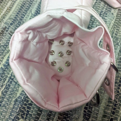 Pink Restraining Booties Soft Padded Booties for ABDL Enthusiasts ...