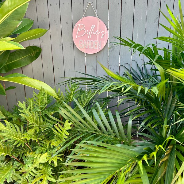 Personalised Acrylic Cubby House Sign | Kids Sign | Cubby House Decor ...