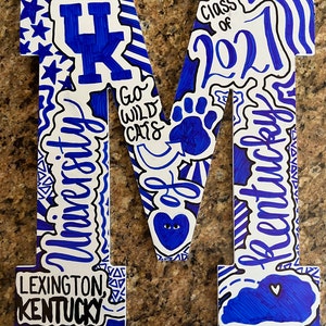 Custom College Dorm Decor Letters - Etsy