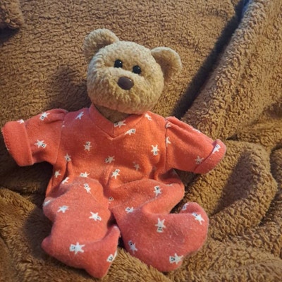 Ty Beanie Boo henry the Bear Holding Fish RARE Canada - Etsy