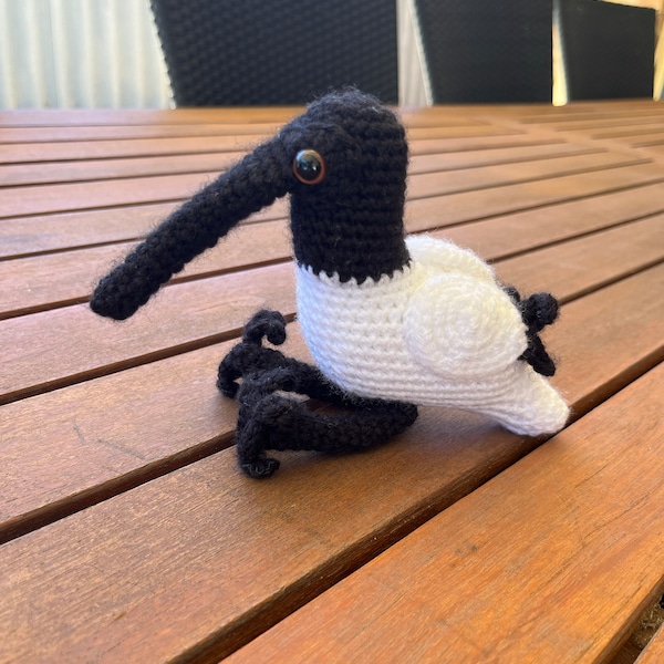 White Ibis Crochet Amigurumi Pattern - Etsy