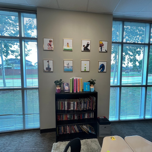 Middle School Classic Books Gallery Wall - Classroom Decor, High School ...