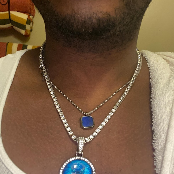 Men's shinto Tomoe Necklace Men's Silver Stainless Steel Japanese ...